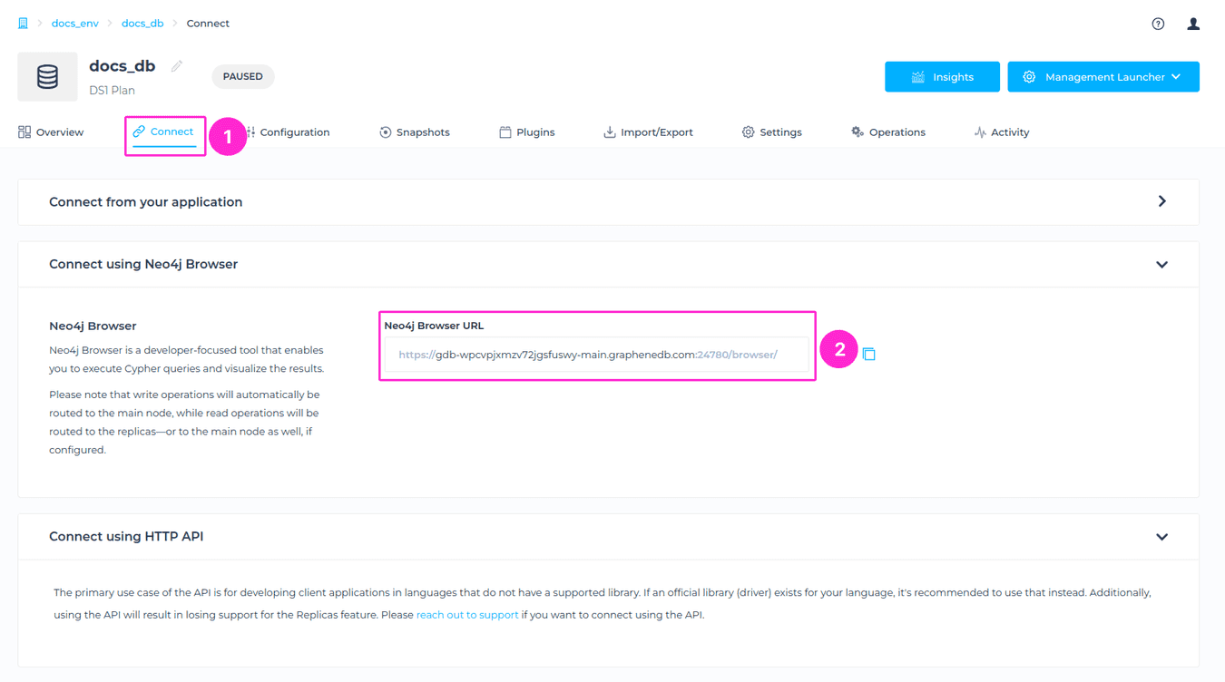 Connecting to your database