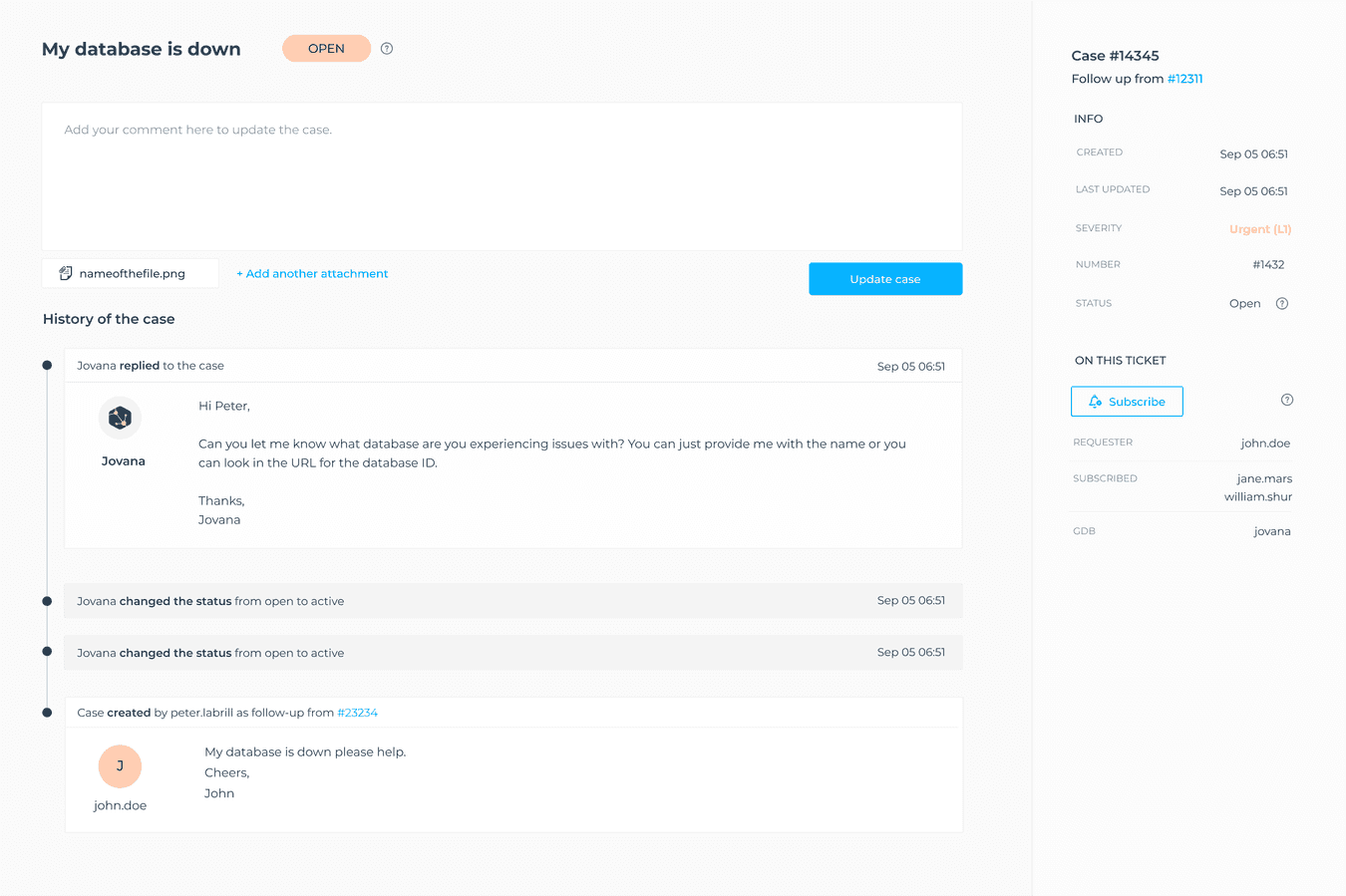 Introducing Support Cases