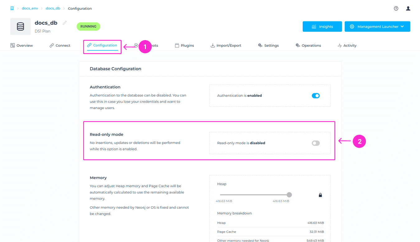 Configure your Database