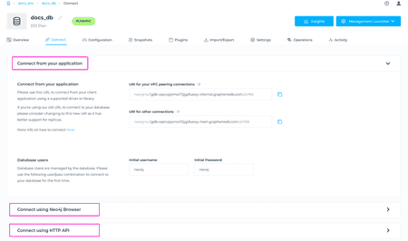 Connecting to your database